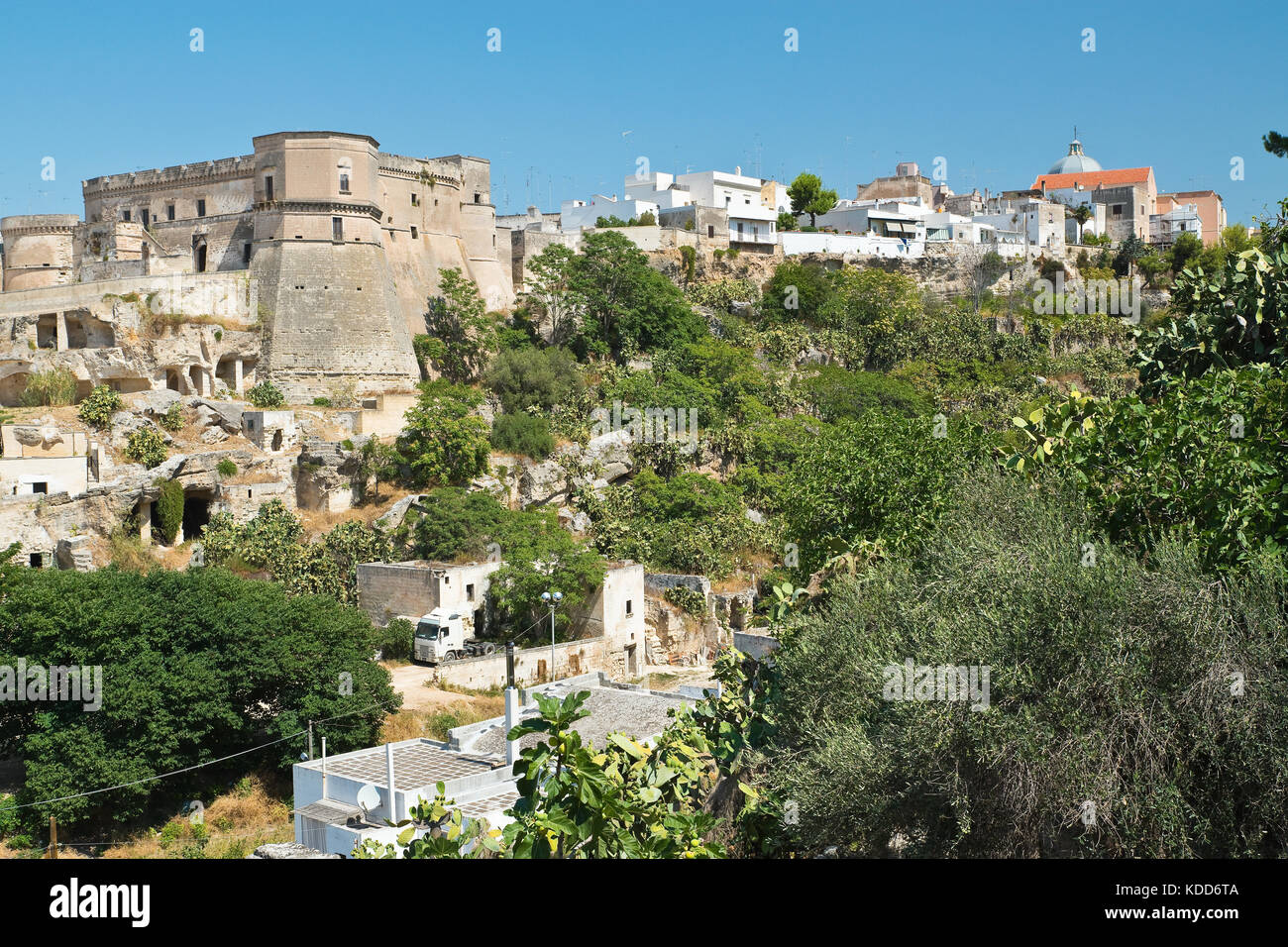 Panoramic view of Massafra. Puglia. Italy Stock Photo - Alamy