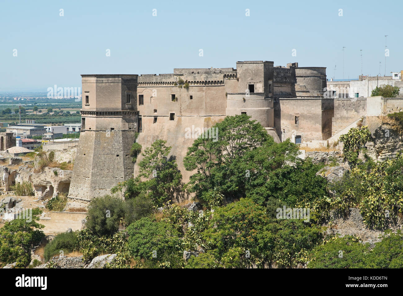 Panoramic view of Massafra. Puglia. Italy Stock Photo - Alamy