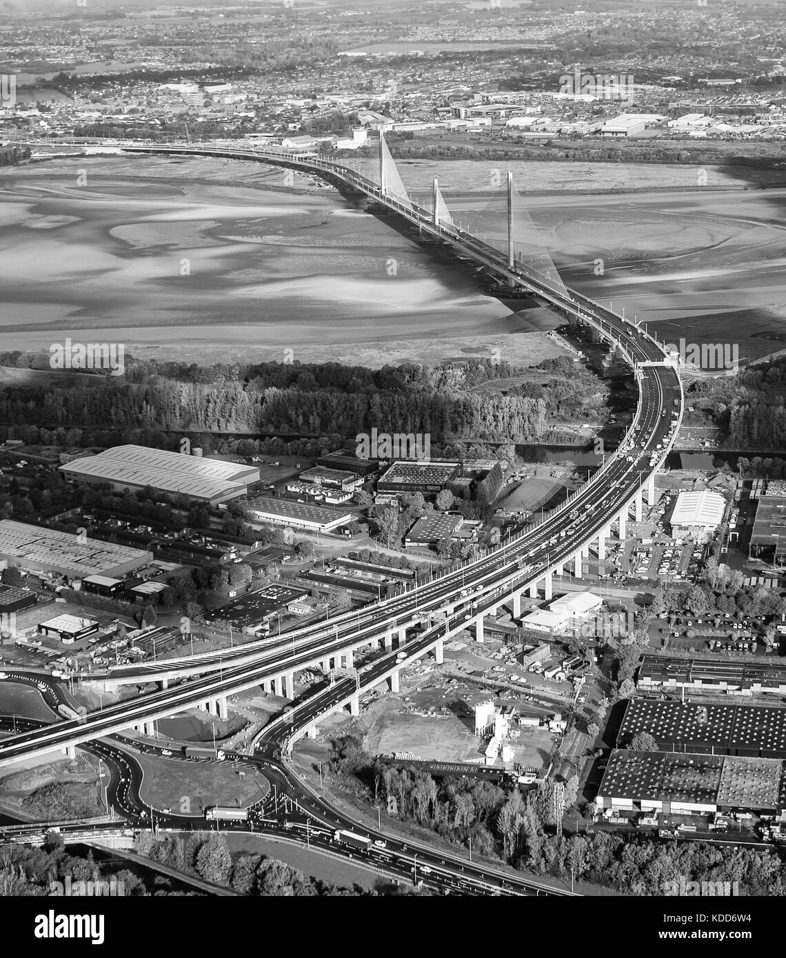Modern mersey crossing hi-res stock photography and images - Alamy