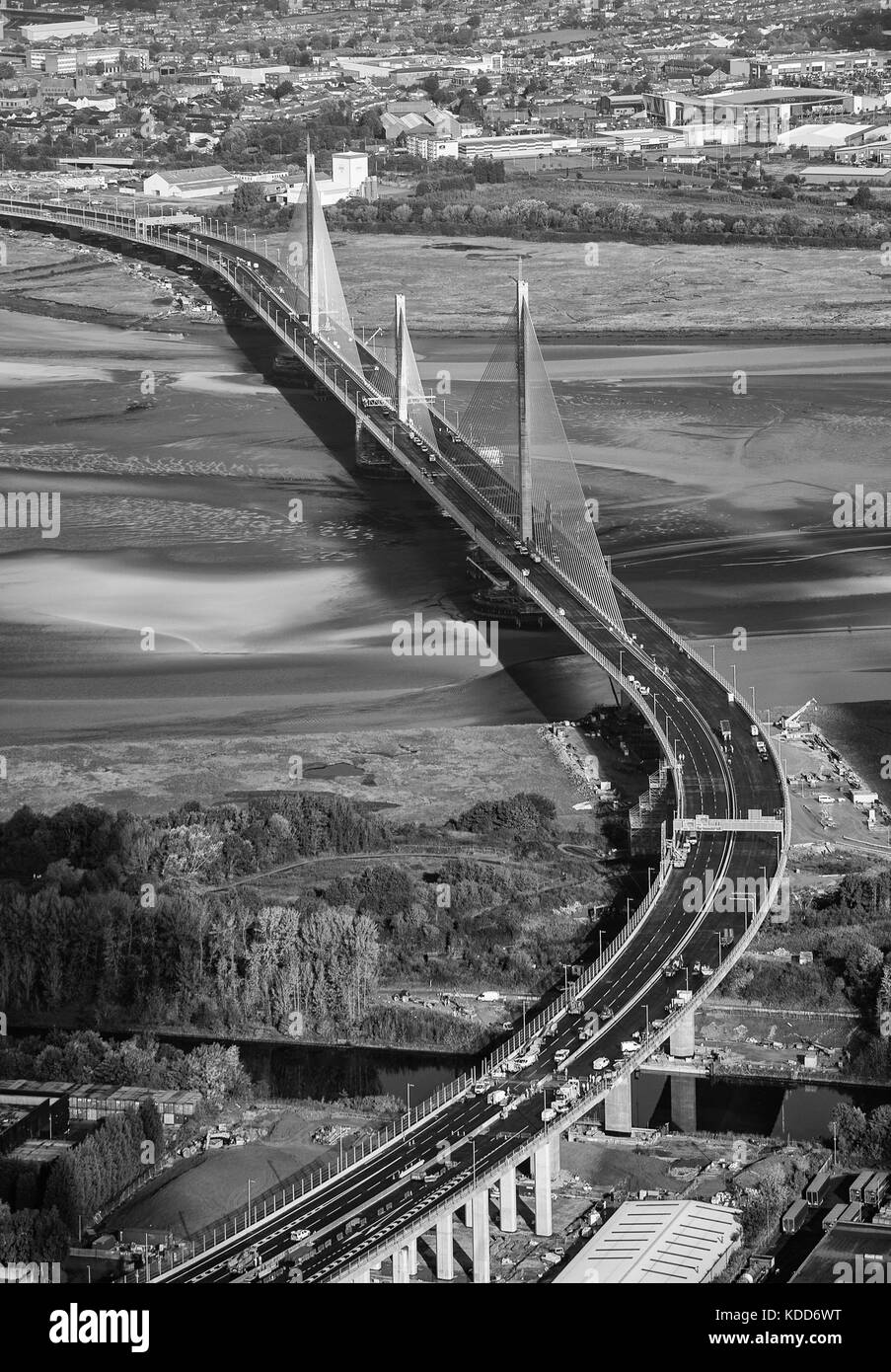 Sandbanks aerial Black and White Stock Photos & Images - Alamy