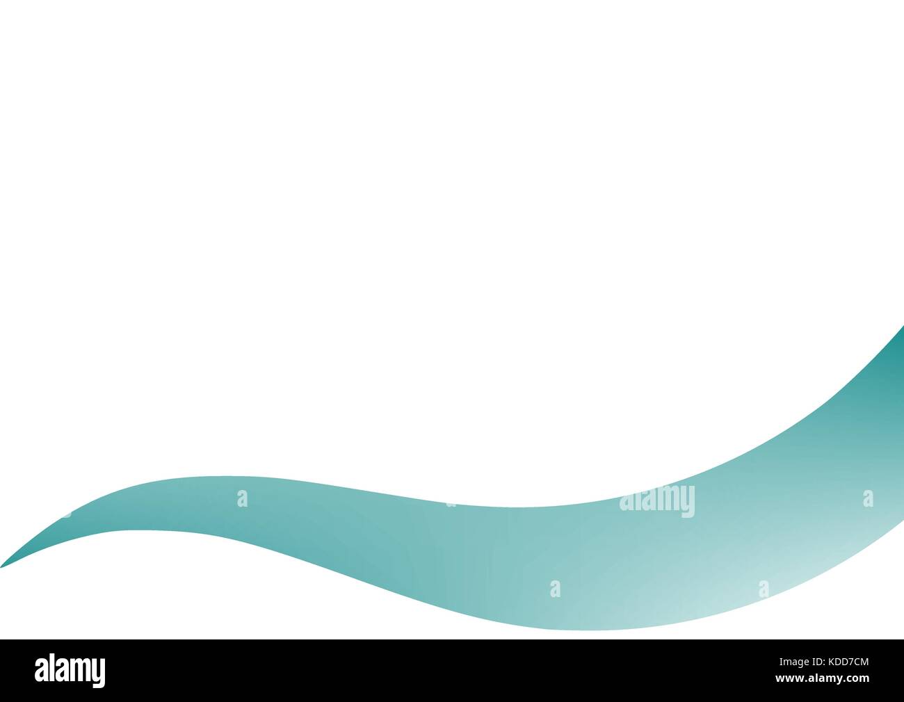 white background with turquoise wave Stock Vector Image & Art - Alamy