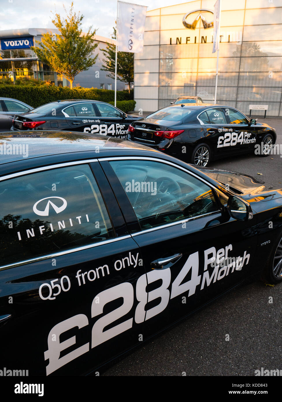 Infiniti Car Showroom, Reading, Berkshire, England, UK, GB Stock Photo ...