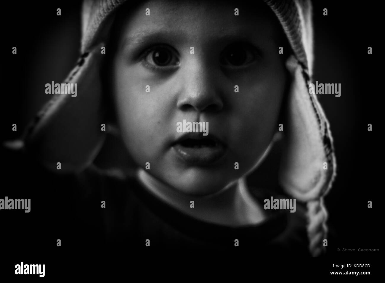 Boy looking happy Black and White Stock Photos & Images - Alamy