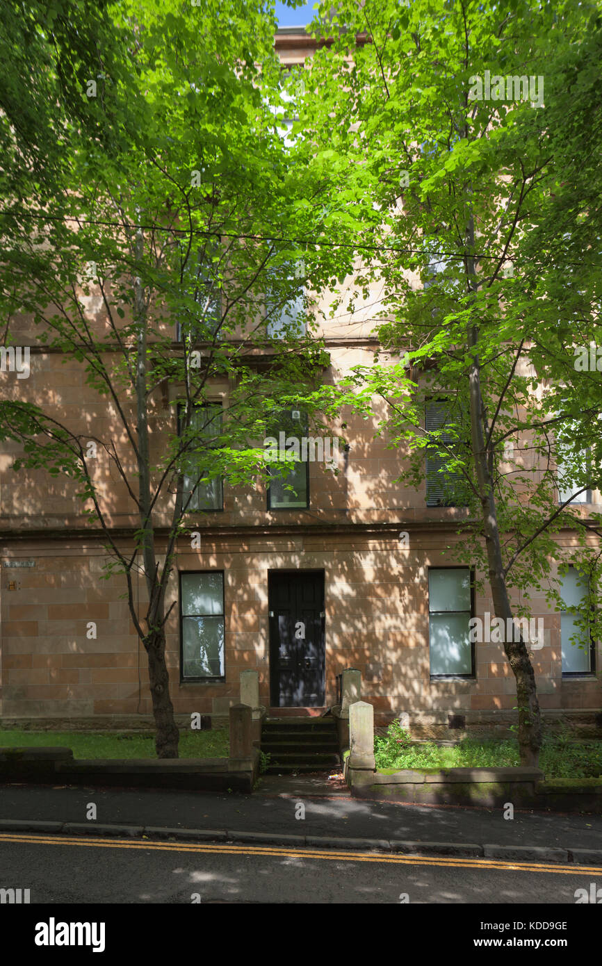 University of Glasgow student housing Stock Photo - Alamy
