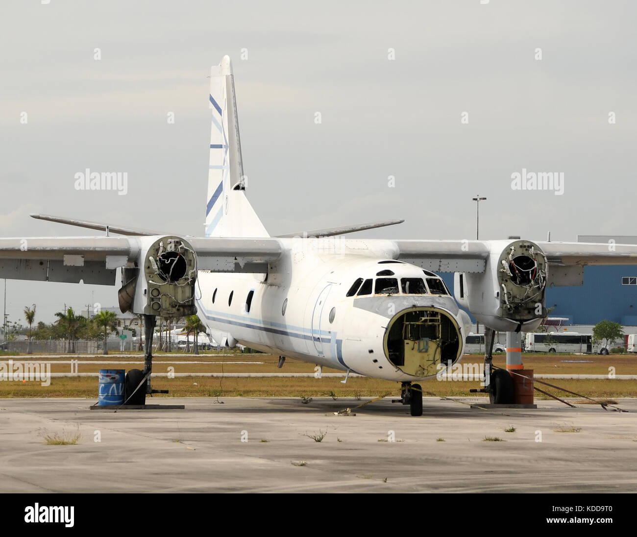 Old propeller airplane in state of disrepair and decay Stock Photo - Alamy