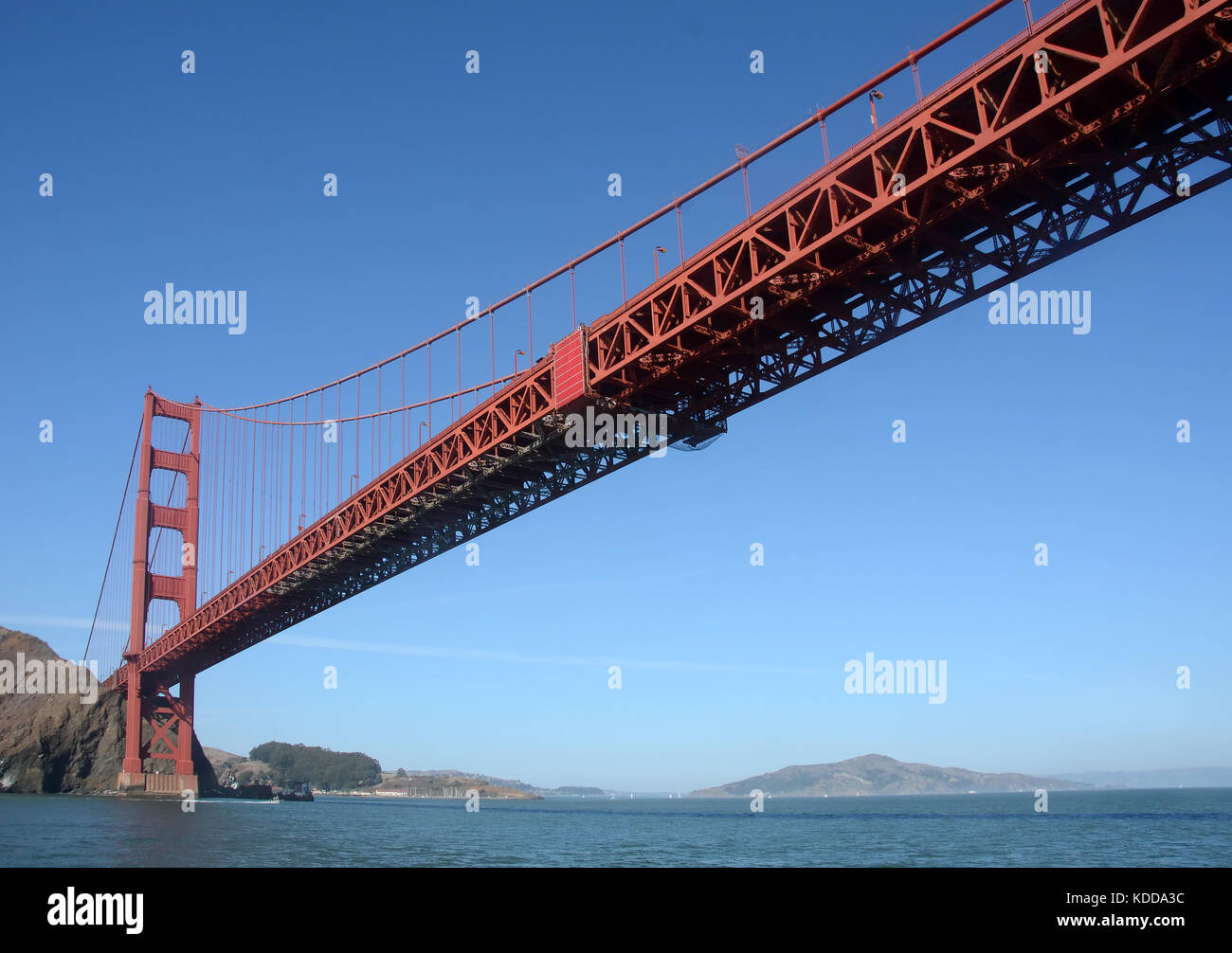 Golden Gate bridge, landmark in San Francisco, California Stock Photo ...