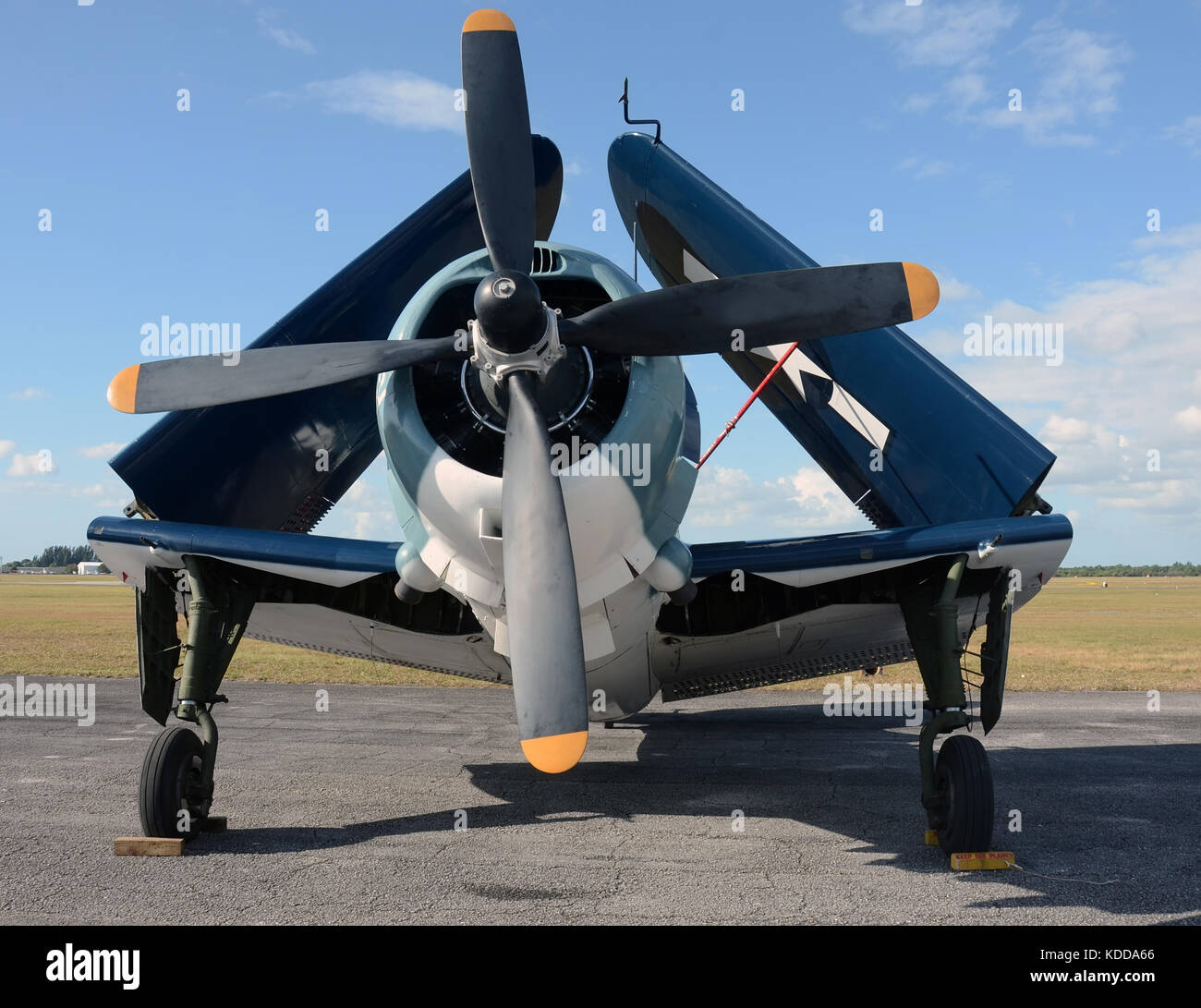 World war II era navy airplane with folded wings Stock Photo - Alamy