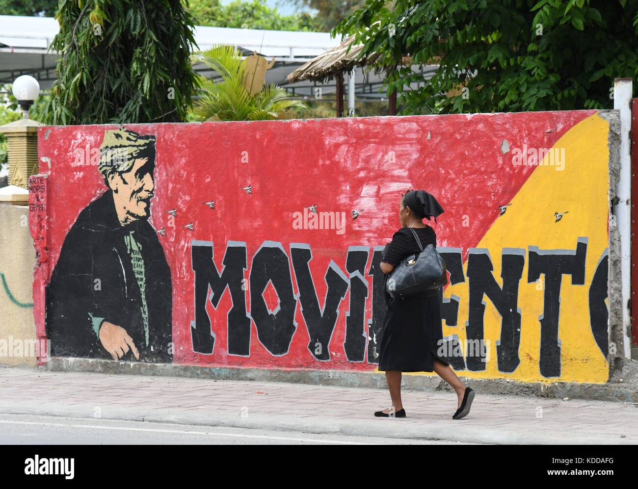 Graffiti Arte Moris in Dili (Timor Leste)in , Dec. 26, 2016. | usage ...
