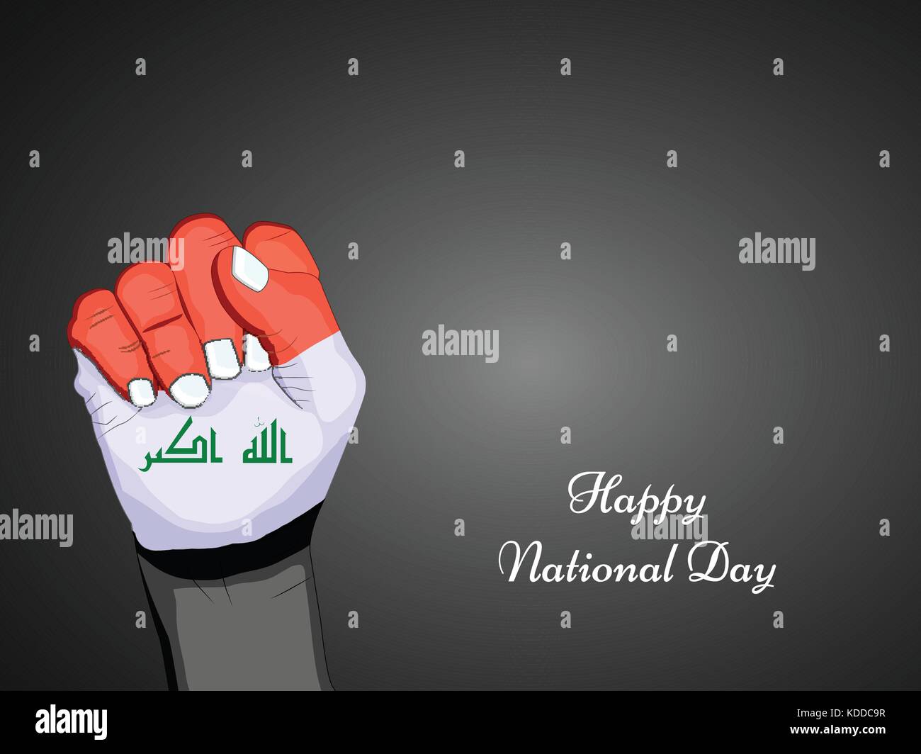 illustration of Iraq National Day Background Stock Vector Image & Art ...
