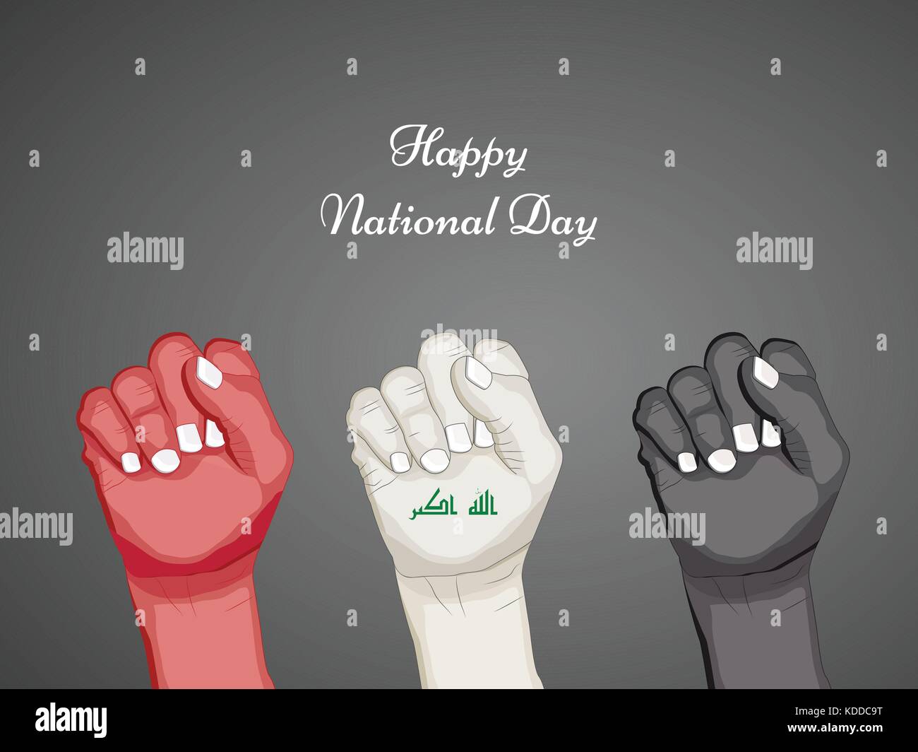illustration of Iraq National Day Background Stock Vector Image & Art ...