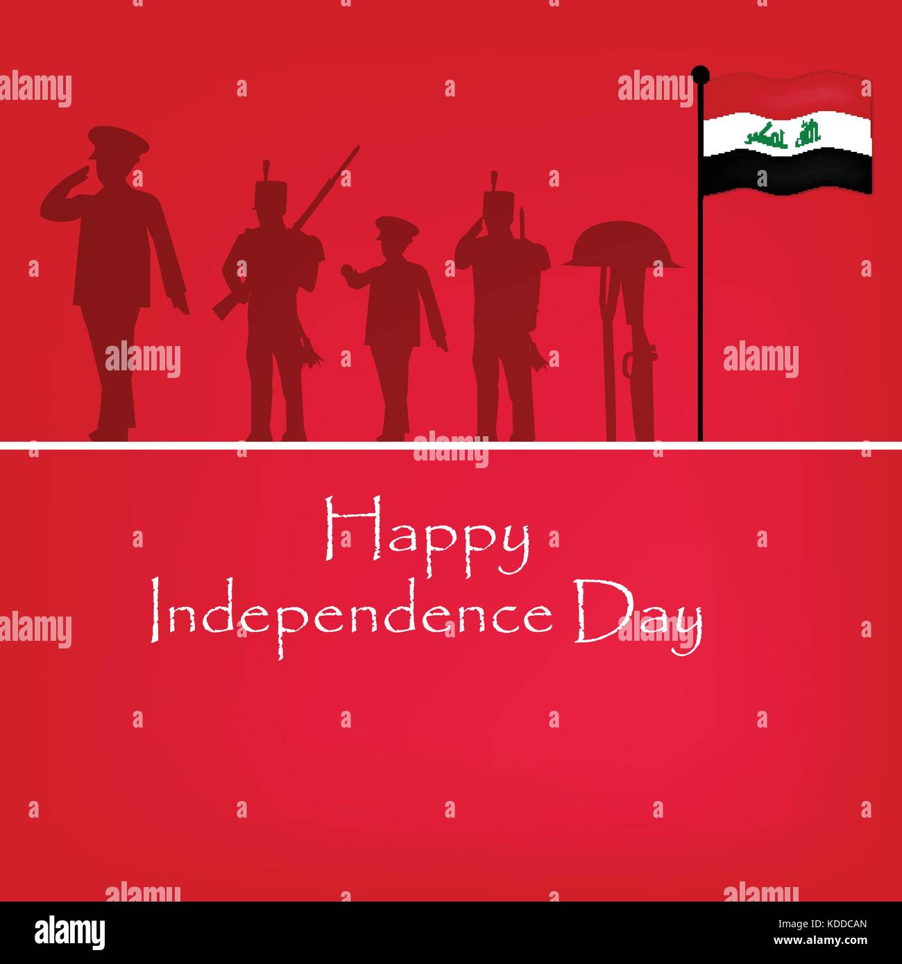 illustration of Iraq National Day Background Stock Vector Image & Art ...
