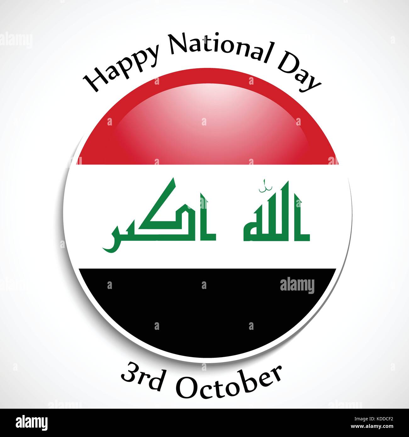 illustration of Iraq National Day Background Stock Vector Image & Art ...