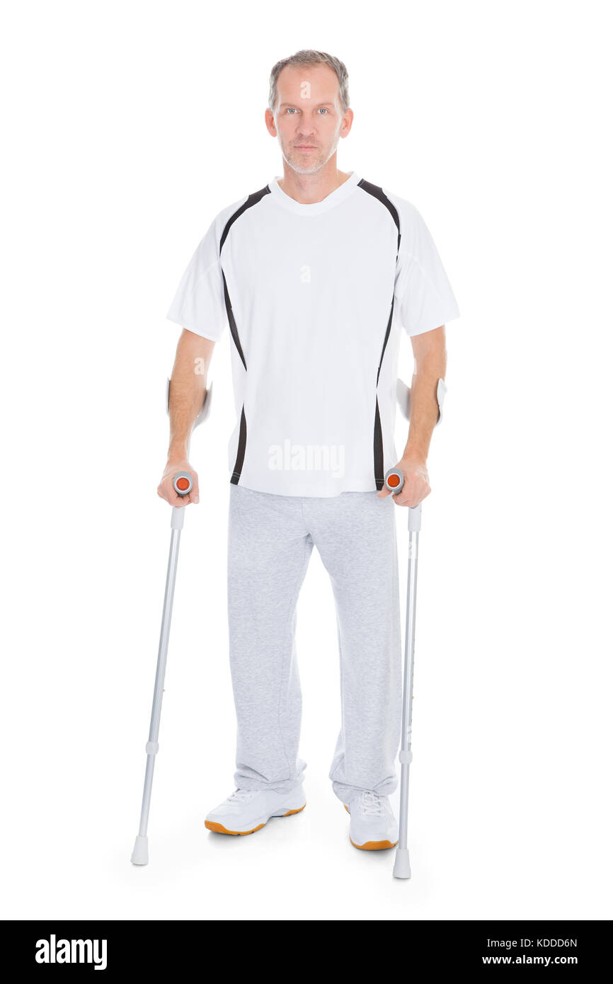 Mature male patient broken Cut Out Stock Images & Pictures - Alamy