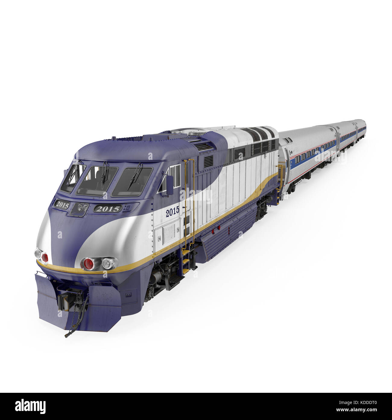 Passenger train Cut Out Stock Images & Pictures - Alamy