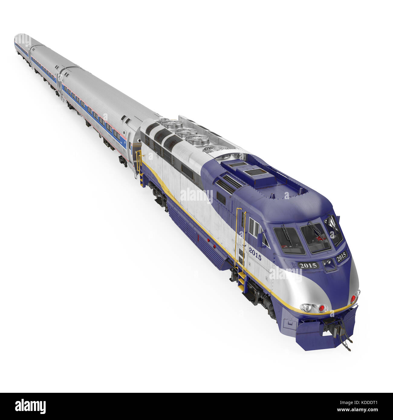 Passenger train Cut Out Stock Images & Pictures - Alamy