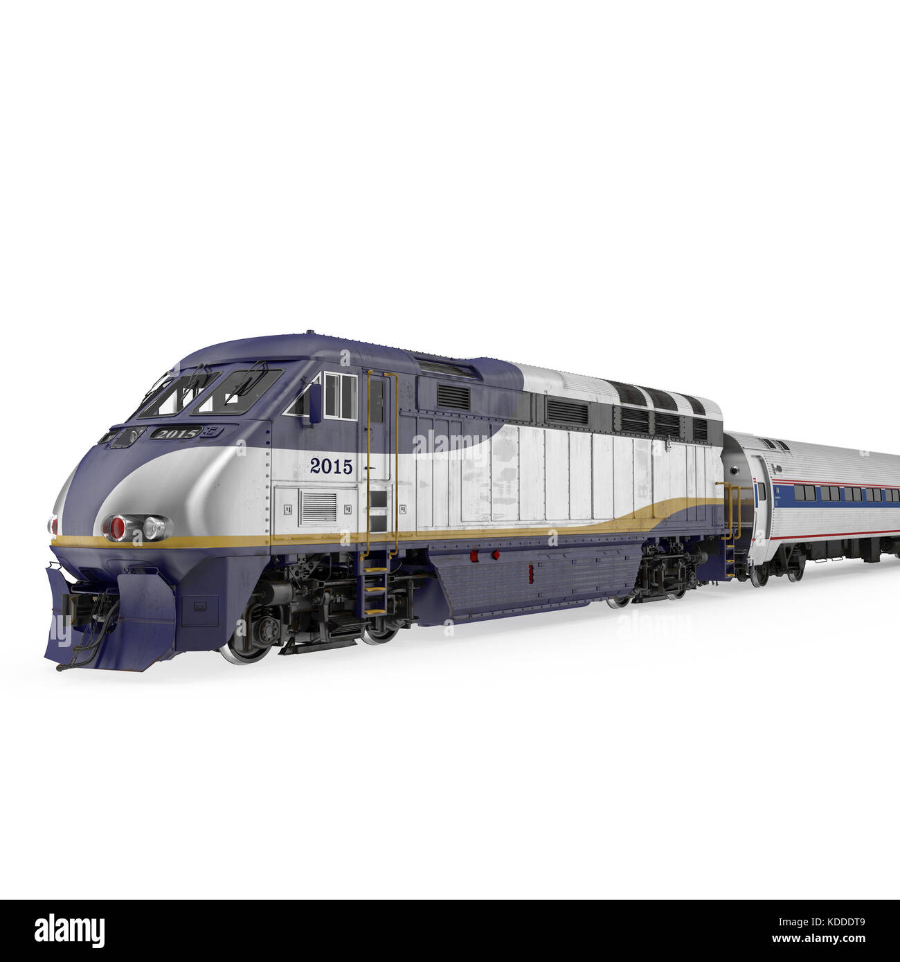 3d rendering railroad train hi-res stock photography and images - Alamy