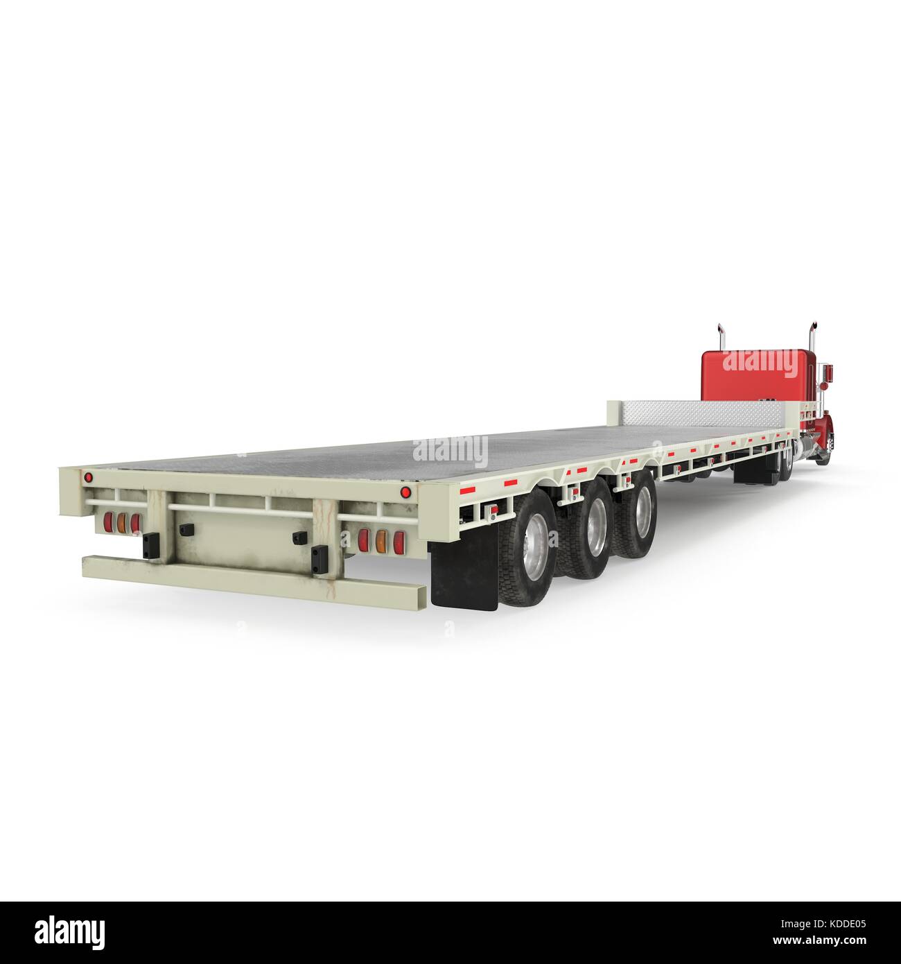 Lowboy trailer Cut Out Stock Images & Pictures - Alamy