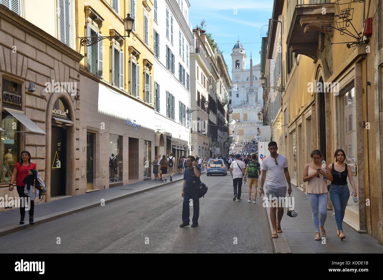 Condotti street hi-res stock photography and images - Alamy