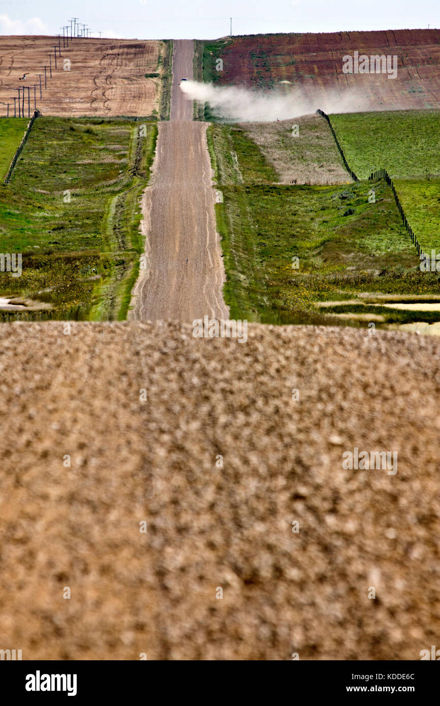 Prairie Scene Saskatchewan summer crop harvest Canada Stock Photo - Alamy