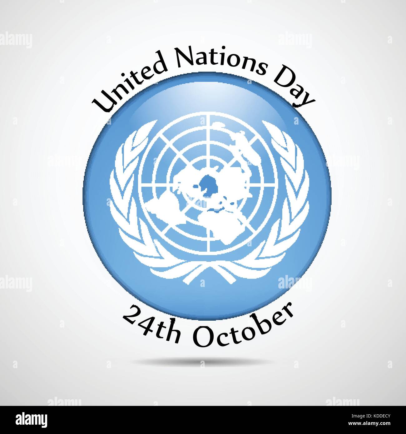 illustration of United Nations Day Background Stock Vector Image & Art ...