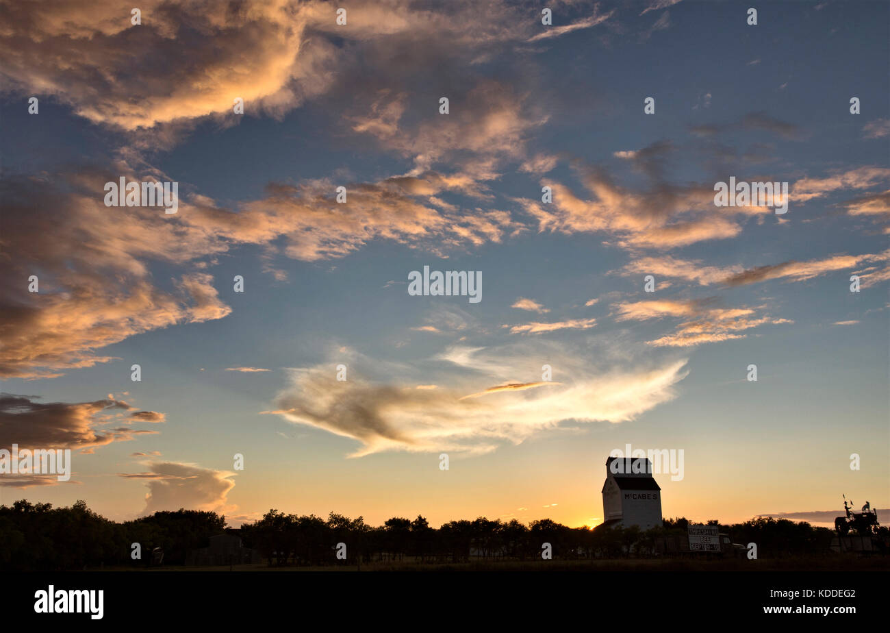 Prairie Scene Saskatchewan summer crop harvest Canada Stock Photo - Alamy