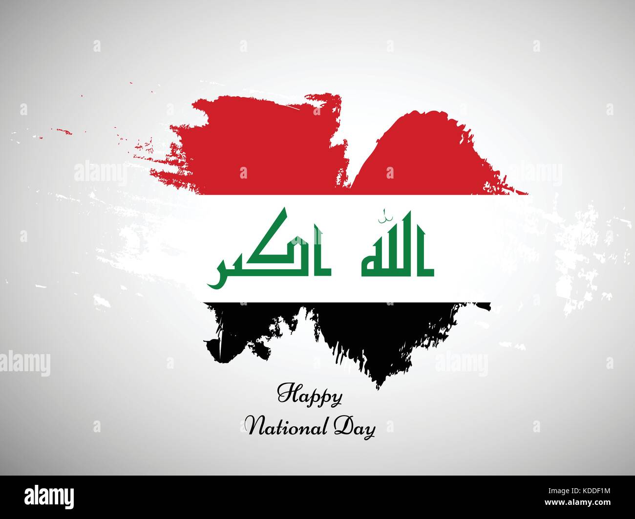 illustration of Iraq National Day Background Stock Vector Image & Art ...