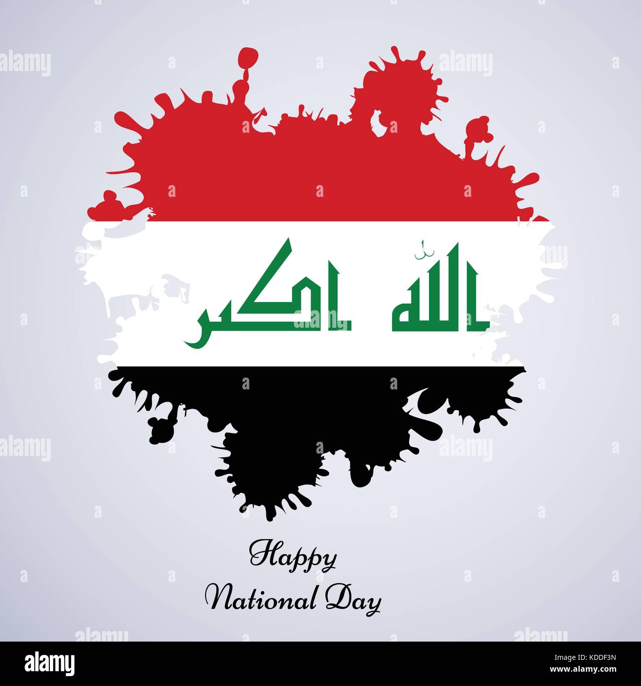 illustration of Iraq National Day Background Stock Vector Image & Art ...