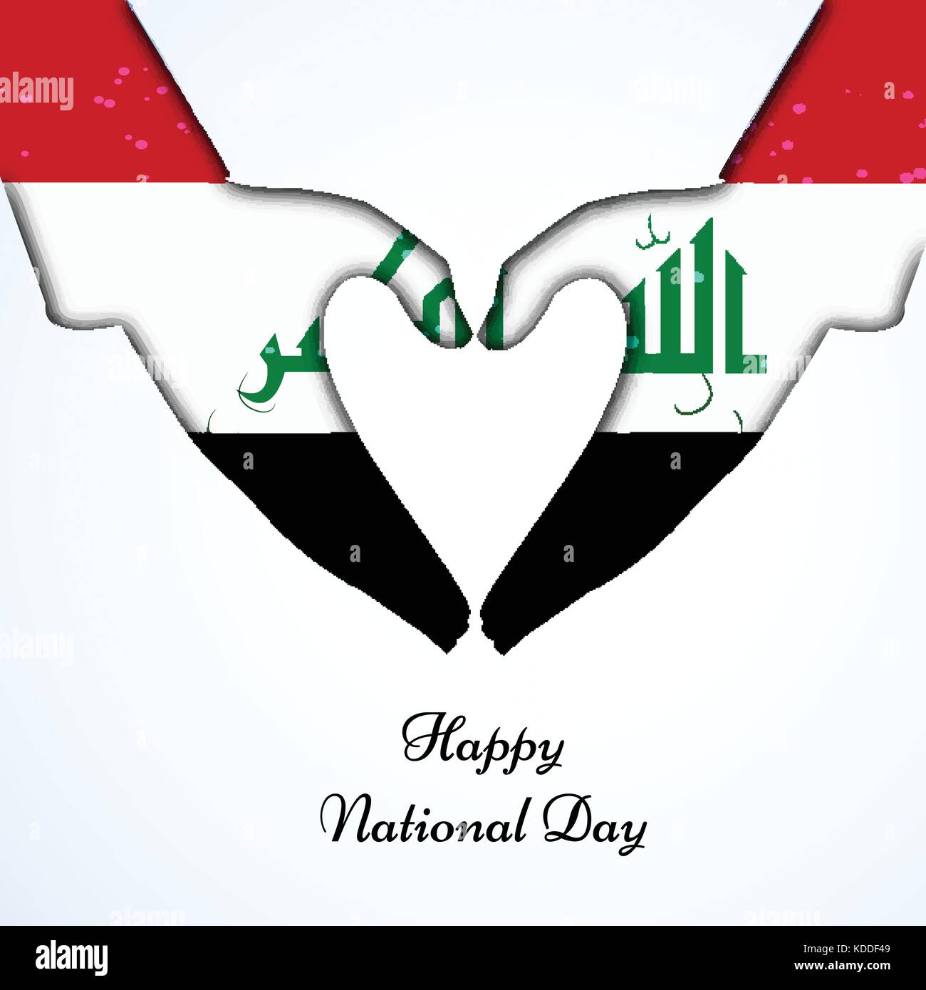 illustration of Iraq National Day Background Stock Vector Image & Art ...