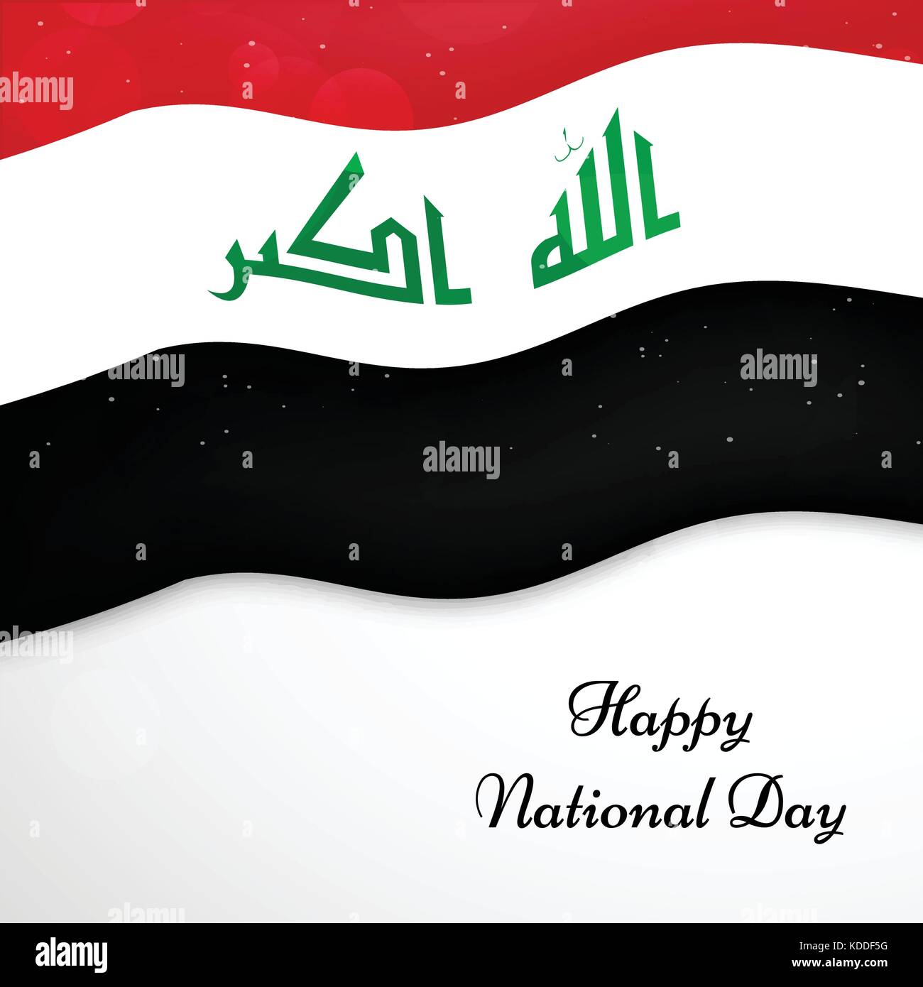 illustration of Iraq National Day Background Stock Vector Image & Art ...