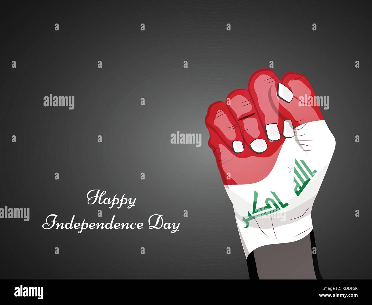 illustration of Iraq National Day Background Stock Vector Image & Art ...