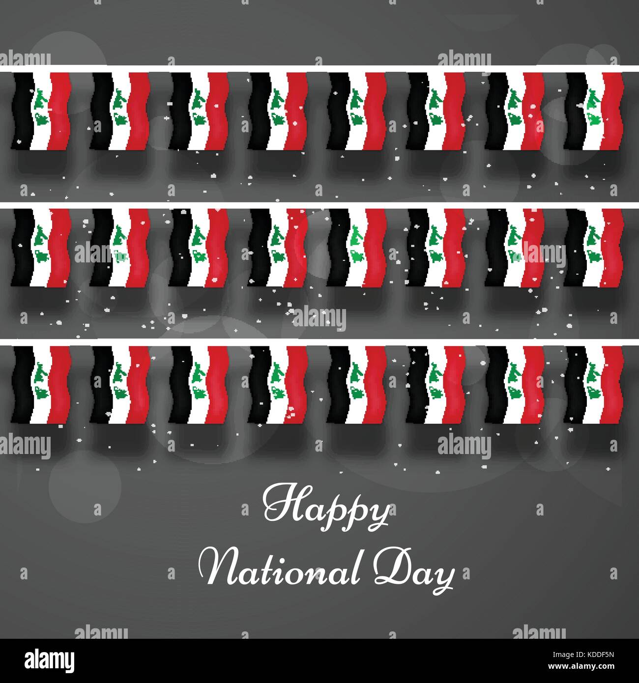 illustration of Iraq National Day Background Stock Vector Image & Art ...