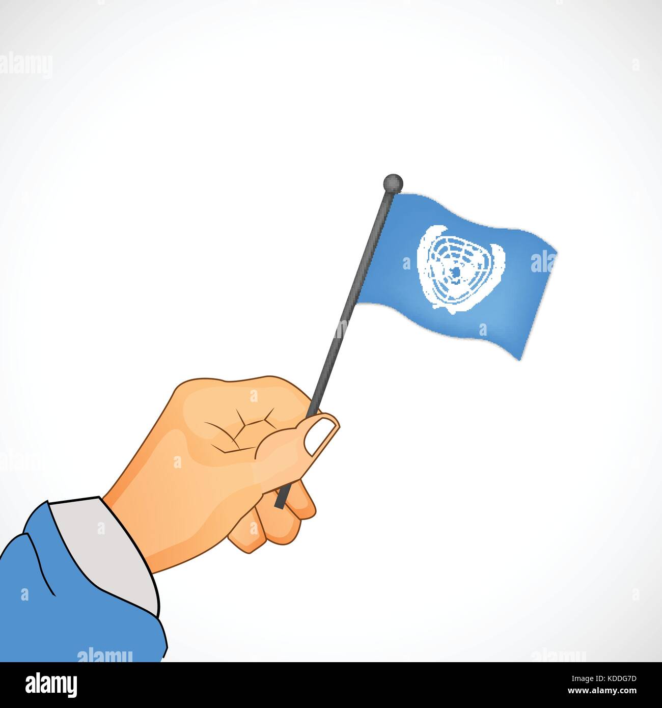 illustration of elements of United Nations Day Background Stock Vector ...