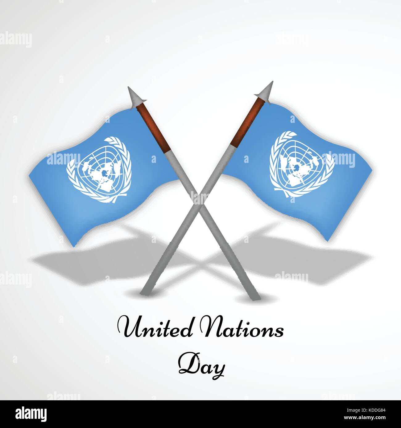 illustration of elements of United Nations Day Background Stock Vector ...
