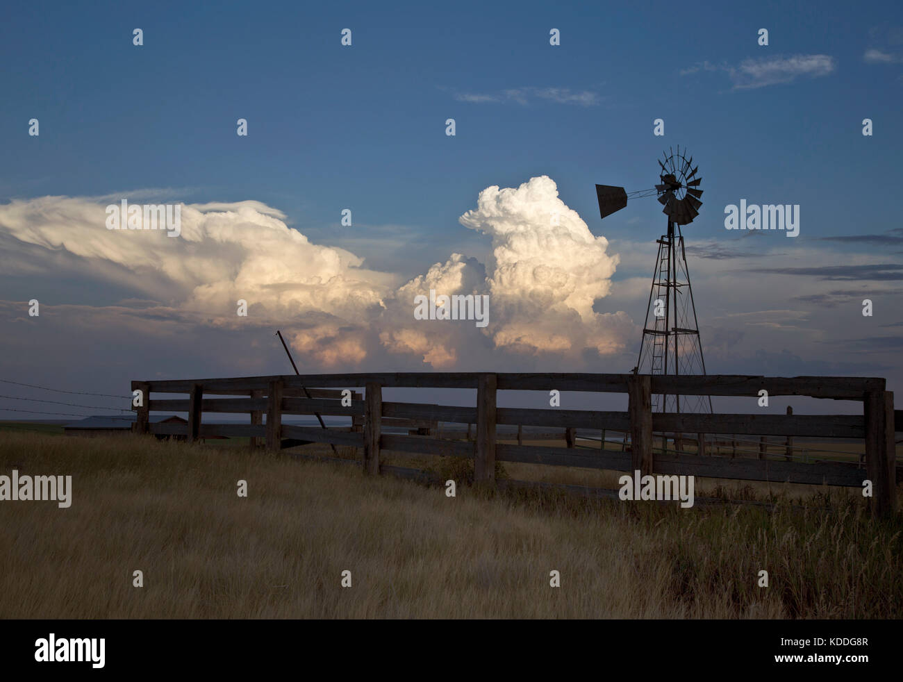 Storm Clouds Canada rural countryside Prairie Scene Stock Photo - Alamy