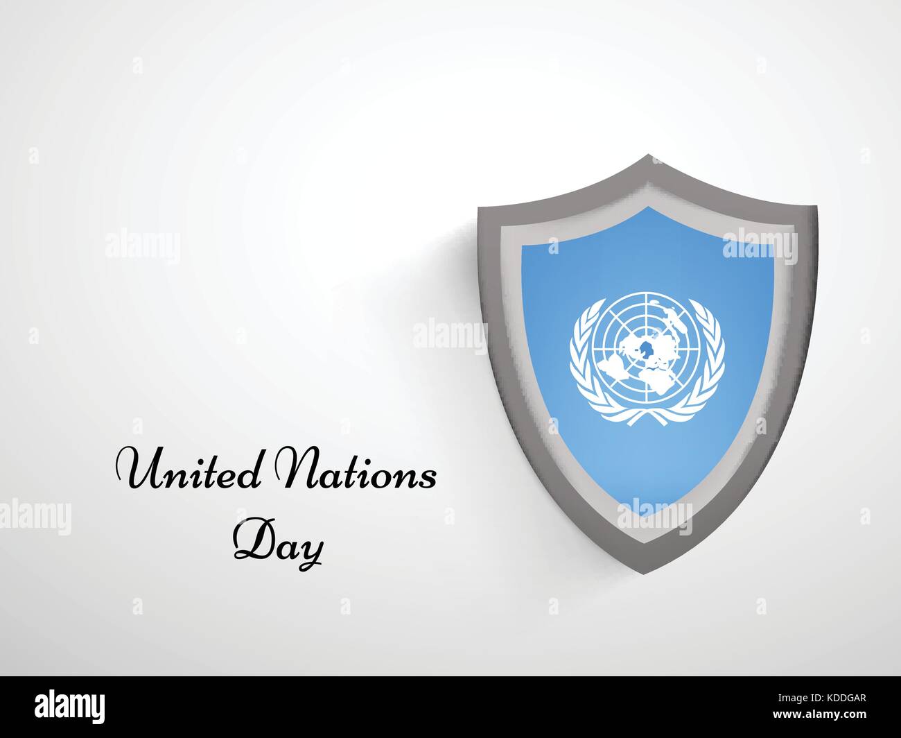illustration of elements of United Nations Day Background Stock Vector ...