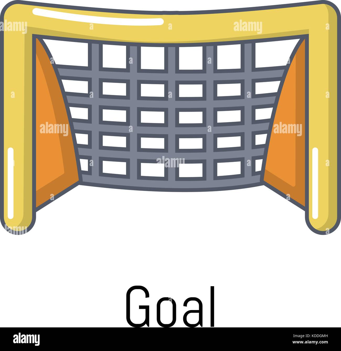 Goal soccer icon, cartoon style Stock Vector Image & Art - Alamy