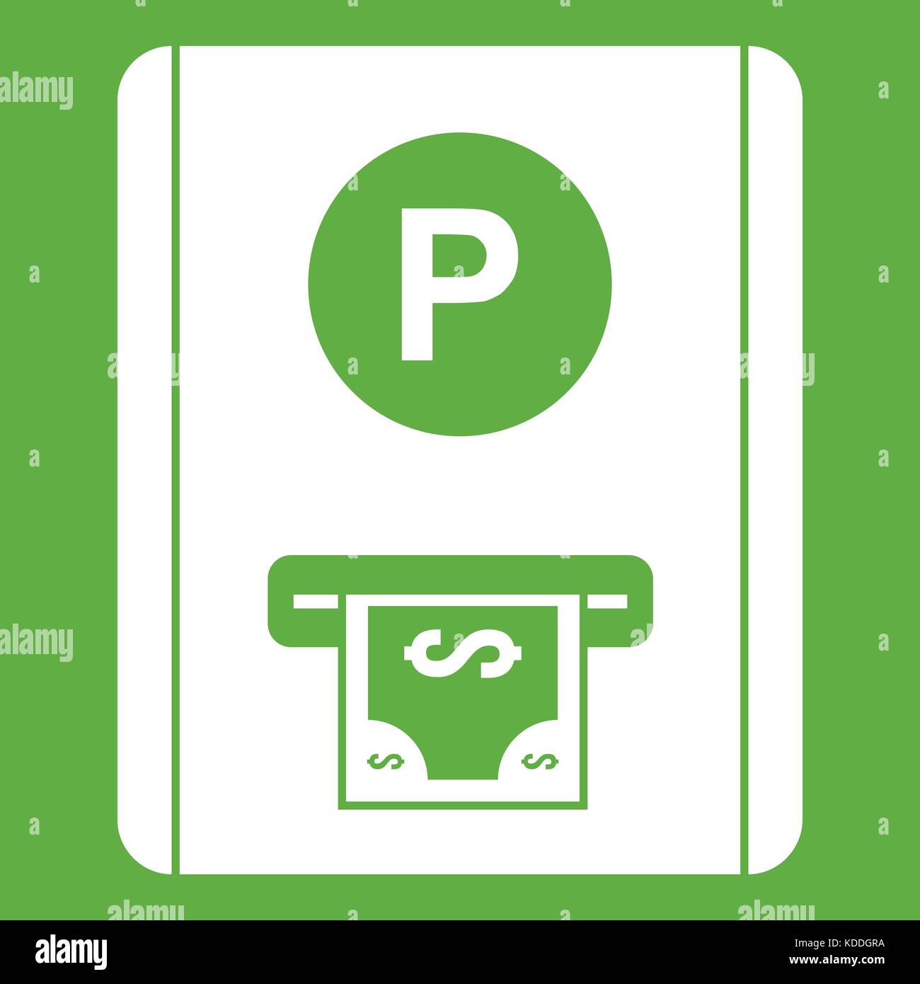 Parking fee icon green Stock Vector Image & Art - Alamy