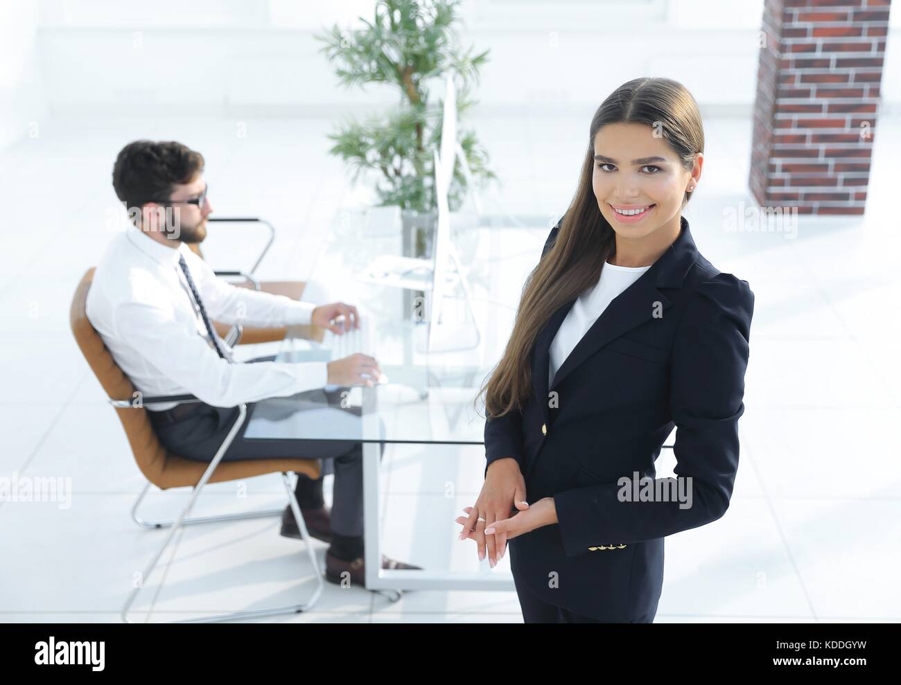 female Manager in the workplace Stock Photo - Alamy