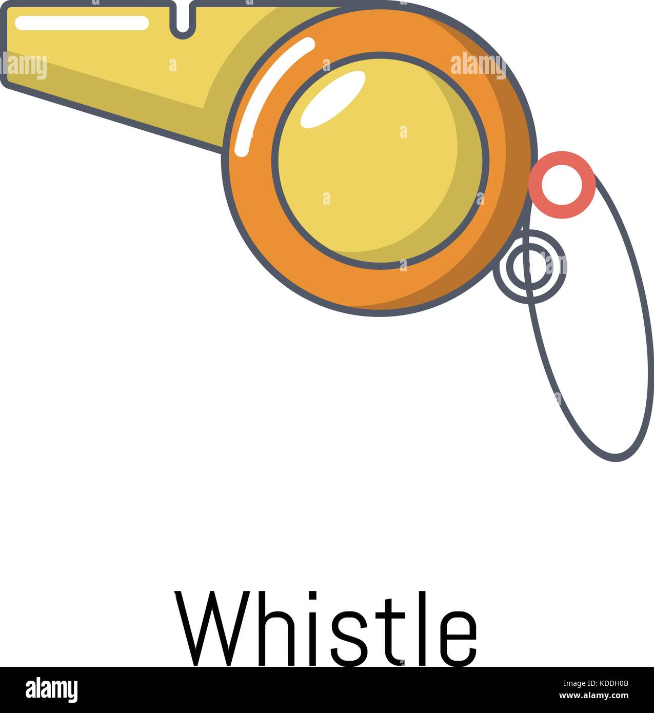 Whistle icon, cartoon style Stock Vector Image & Art - Alamy