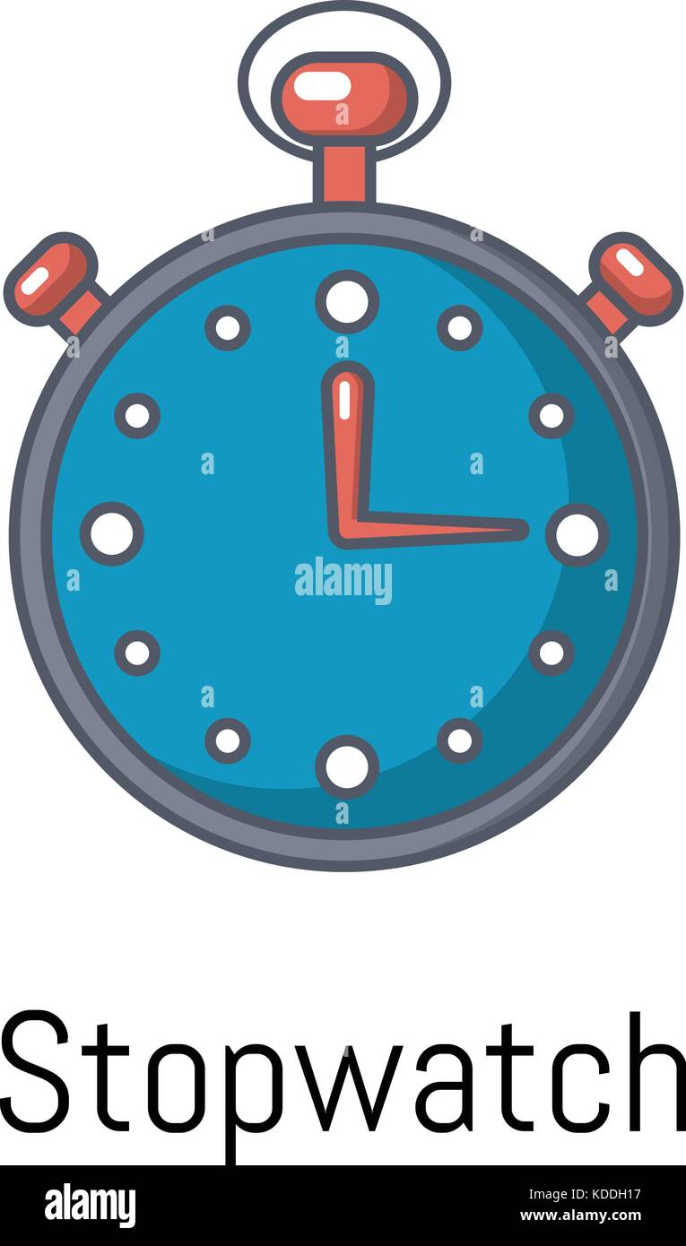 Stopwatch icon, cartoon style Stock Vector Image & Art - Alamy