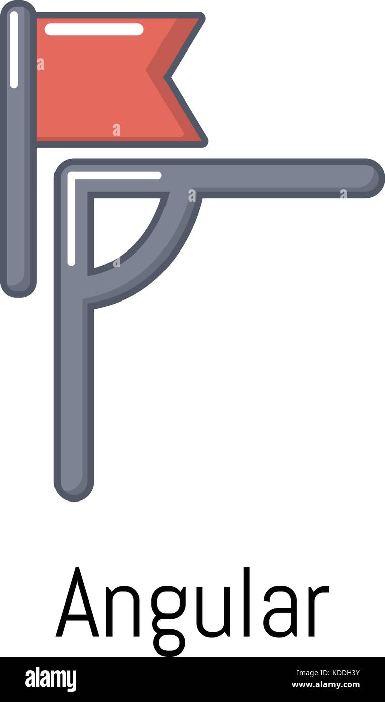 Angular line football icon, cartoon style Stock Vector Image & Art - Alamy