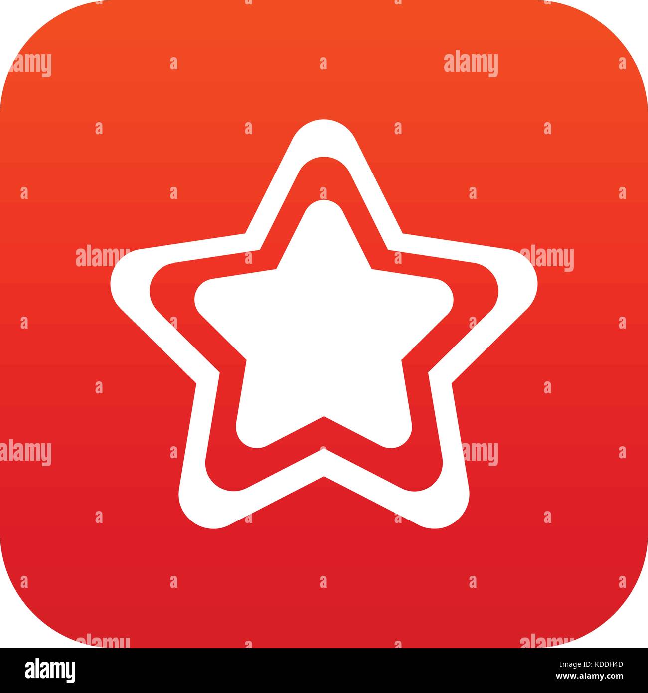 Star icon digital red Stock Vector Image & Art - Alamy