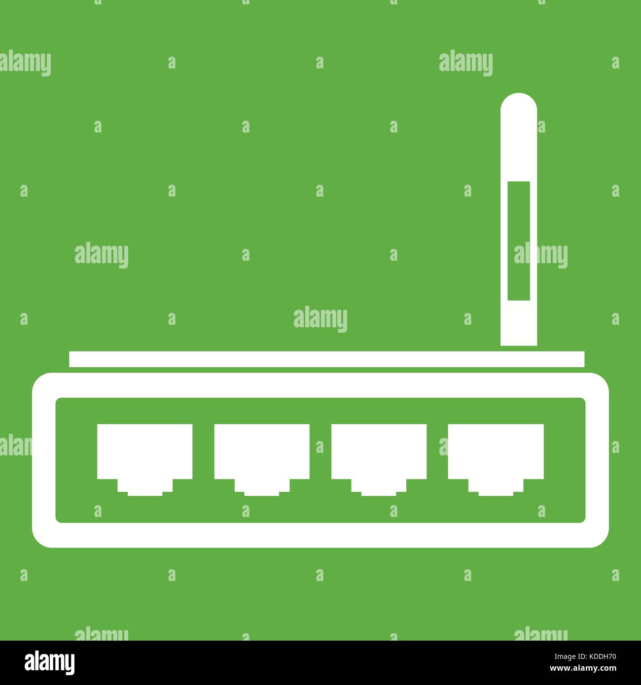 Router icon green Stock Vector Image & Art - Alamy