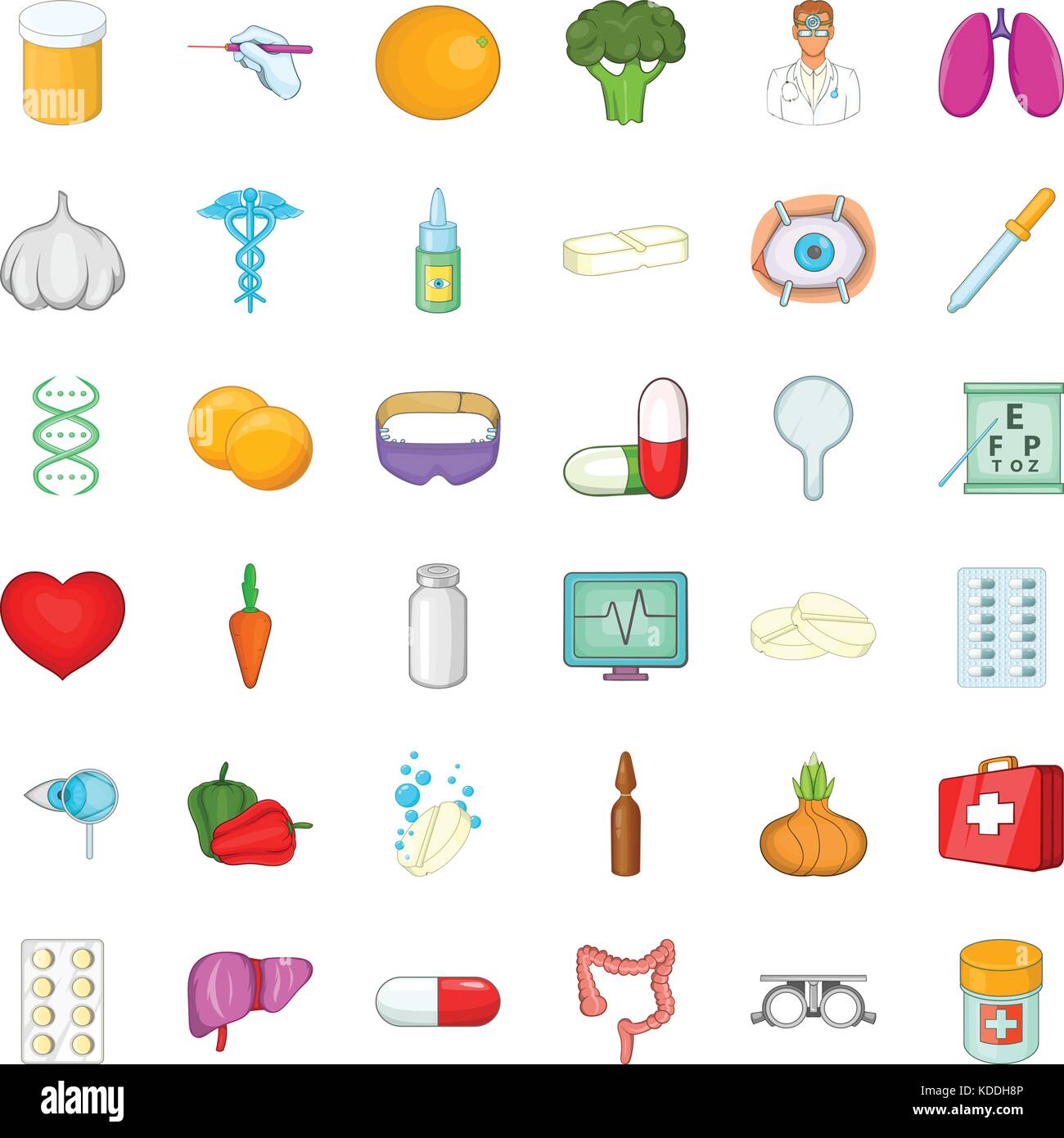 Pipette icons set, cartoon style Stock Vector Image & Art - Alamy