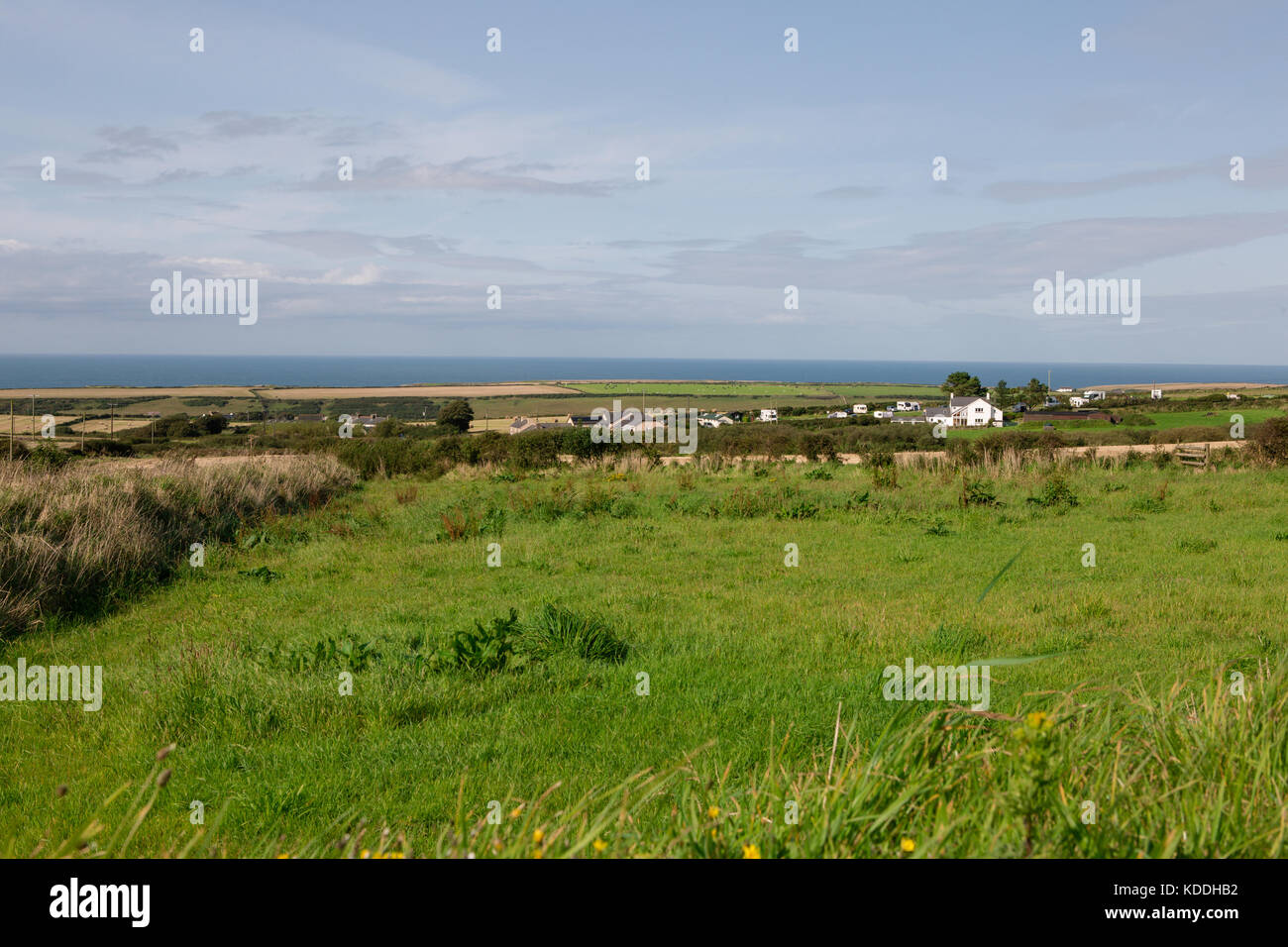Welsh coastal scene Stock Photo - Alamy