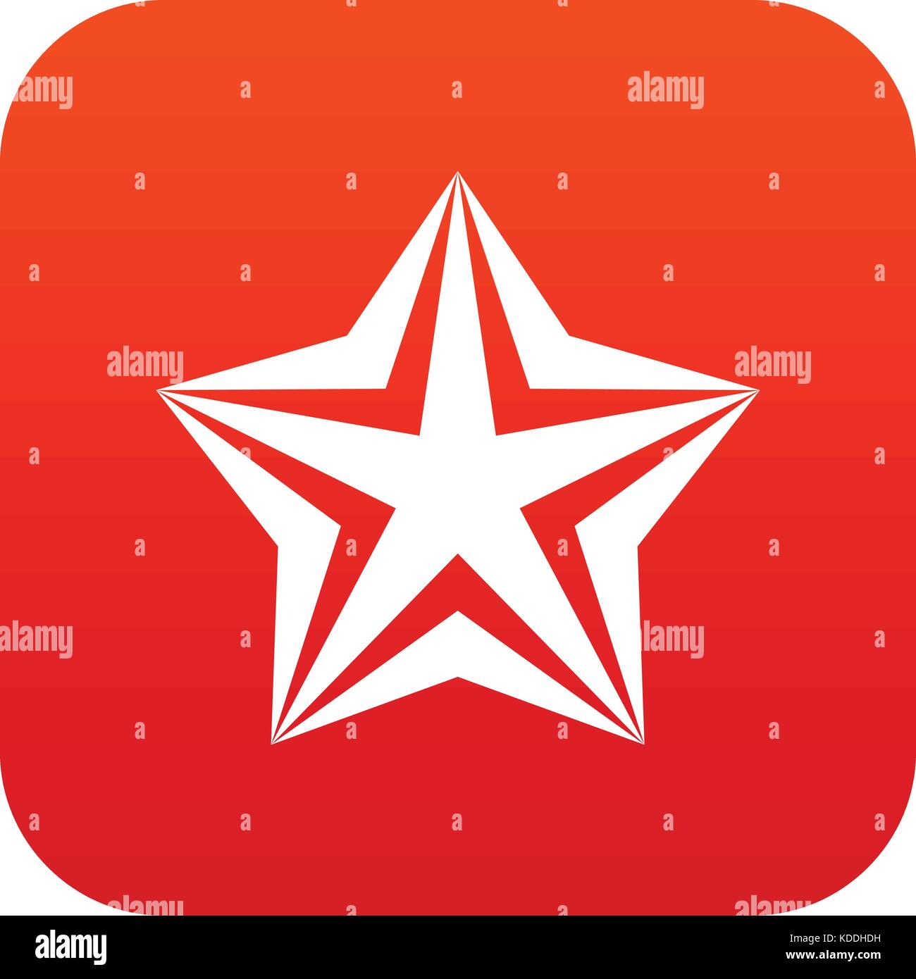 Star icon digital red Stock Vector Image & Art - Alamy