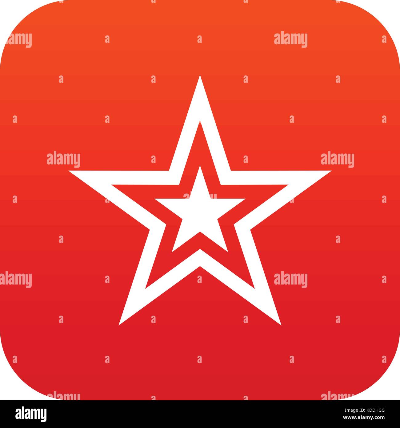 Star icon digital red Stock Vector Image & Art - Alamy