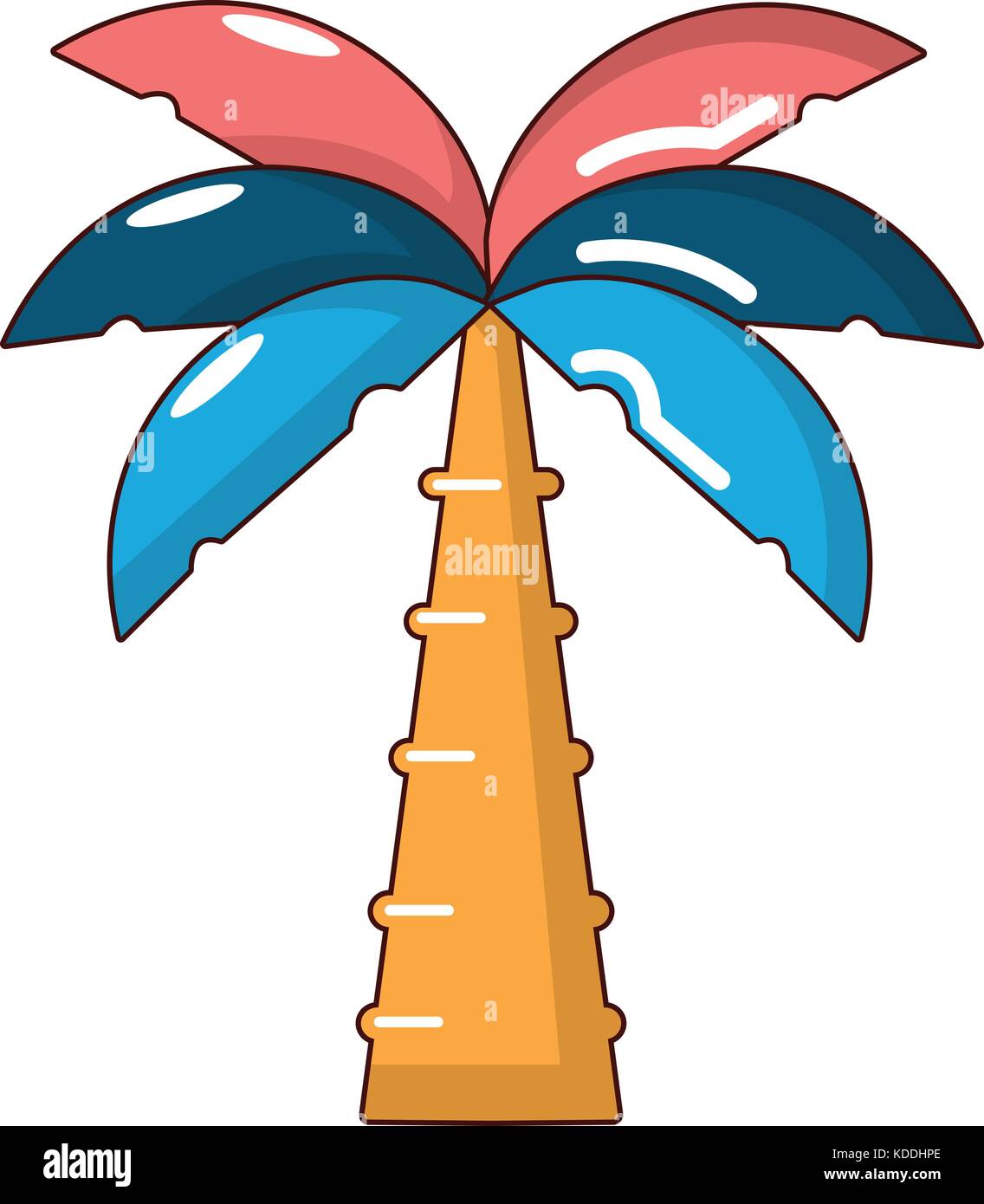 Palm icon, cartoon style Stock Vector Image & Art - Alamy