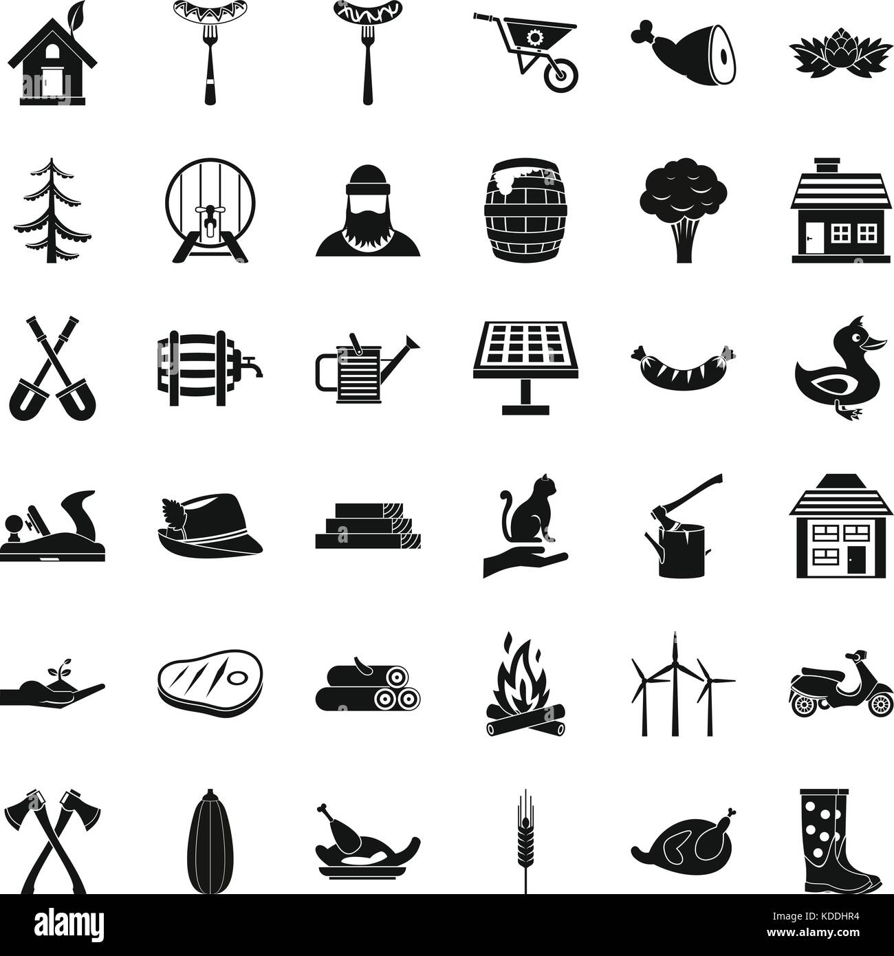 Farmer icons set, simple style Stock Vector Image & Art - Alamy Farmer icons set, simple style Stock Vector Image & Art - Alamy