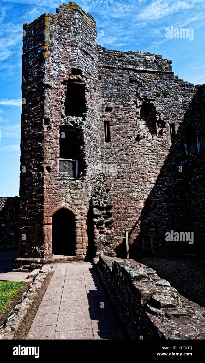 Goodrich Castle is a Norman medieval castle to the north of Goodrich village, Herefordshire ...